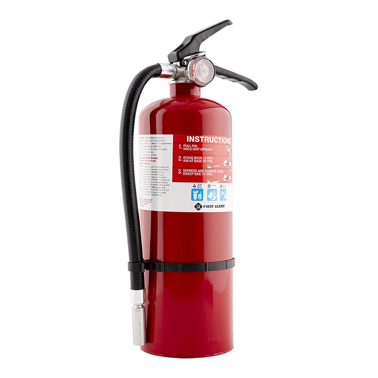 RECHARGEABLE COMPLIANCE FIRE EXTINGUISHER UL RATED 2-A:10-B:C